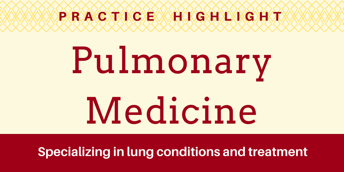 Practice Highlight - Pulmonary Medicine • Health Blog • Community Care ...