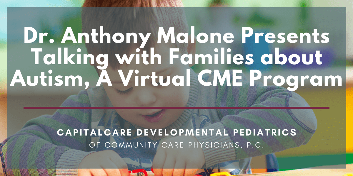 Talking with Families about Autism - A Virtual CME Program